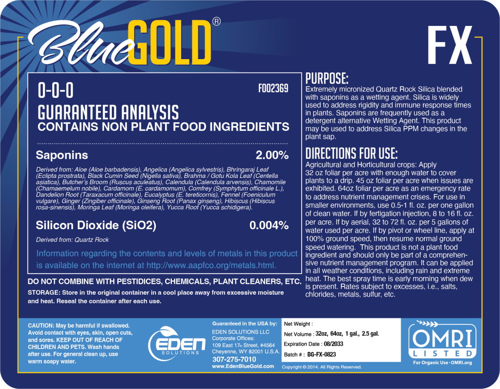 BlueGold® FX (Silica Enhanced Wetting Agent) (OMRI Listed) – BlueGold ...